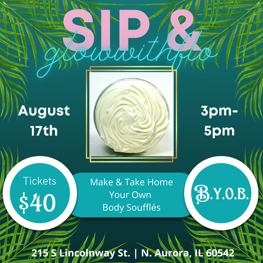 Sip & Glow Workshop – Glow With Flo